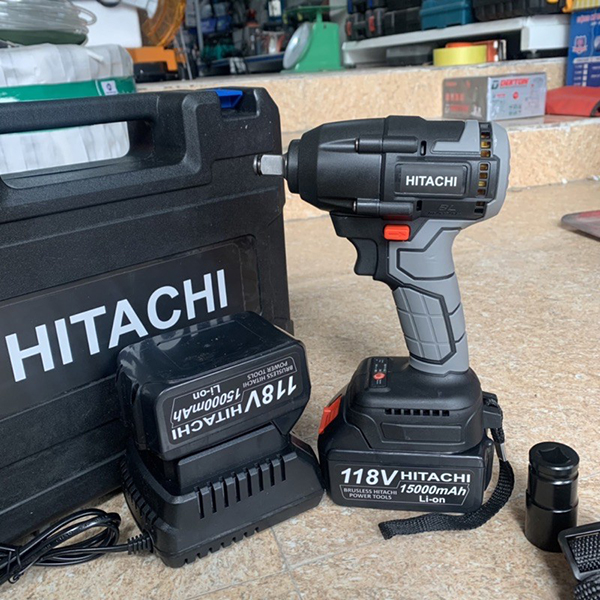 Máy siết bulong HITACHI 118V 2pin không chổi than