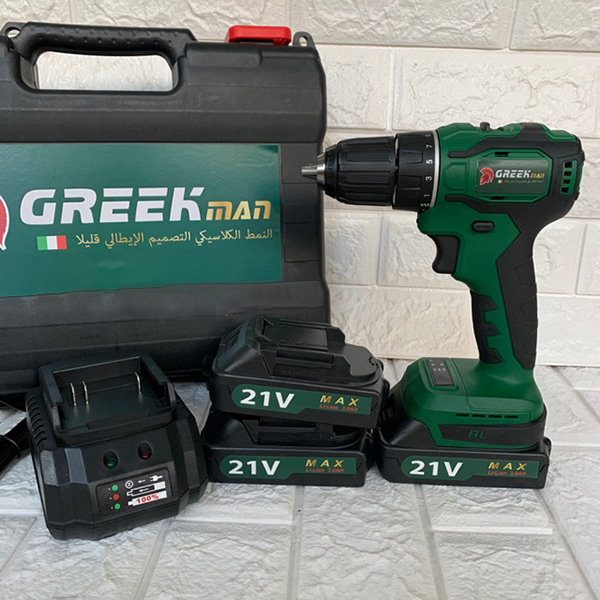 Máy khoan pin GREEK MAN không chổi than