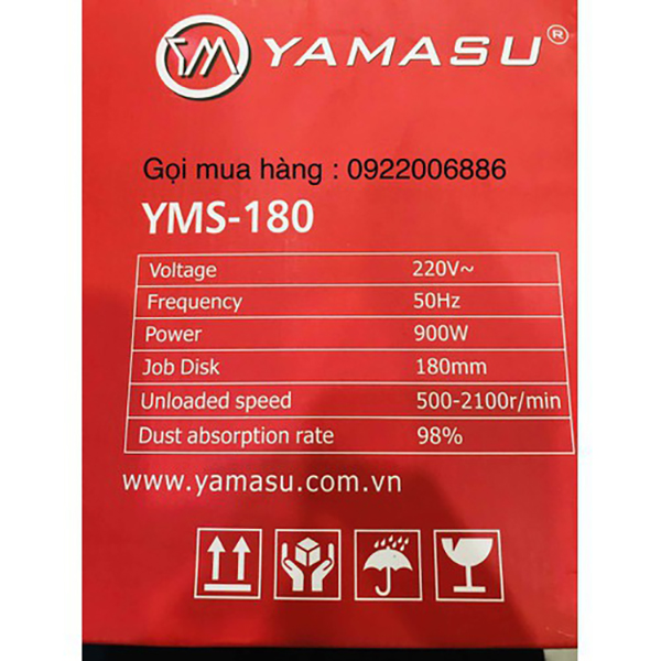 Máy chà nhám tường Yamasu YMS-180 đèn led xung quanh
