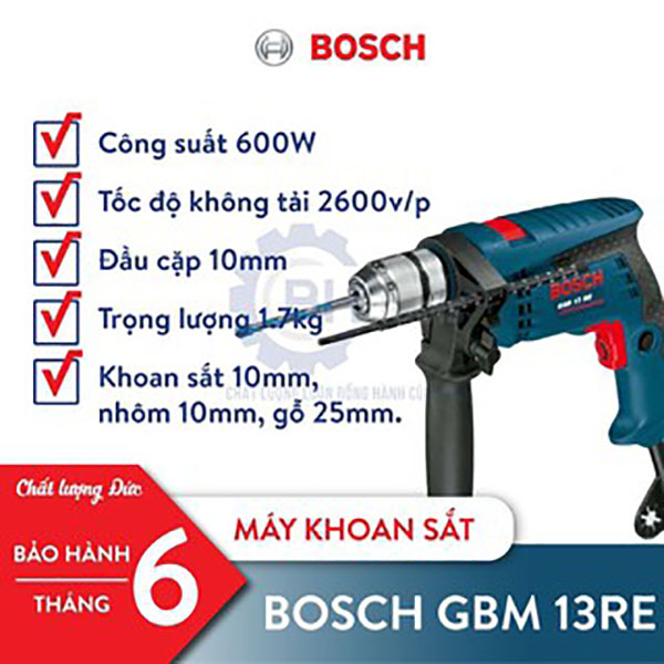 MÁY KHOAN BOSCH GBM 13 RE 600W