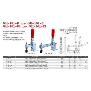 Kẹp định vị GH-101D/GH-101E