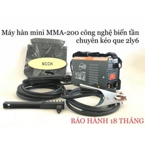 Máy hàn mini MMA-200 bao kéo 2ly6 chính hãng Martin bảo hành 18 tháng