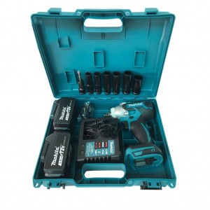 Máy siết bulong Makita 72v, 2 pin, đầu 2 trong 1, 100% dây đồng, không chổi than, tặng 6 đầu ...