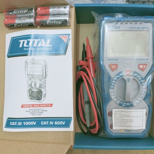 Đồng hồ vạn năng kỹ thuật số Total TMT47504